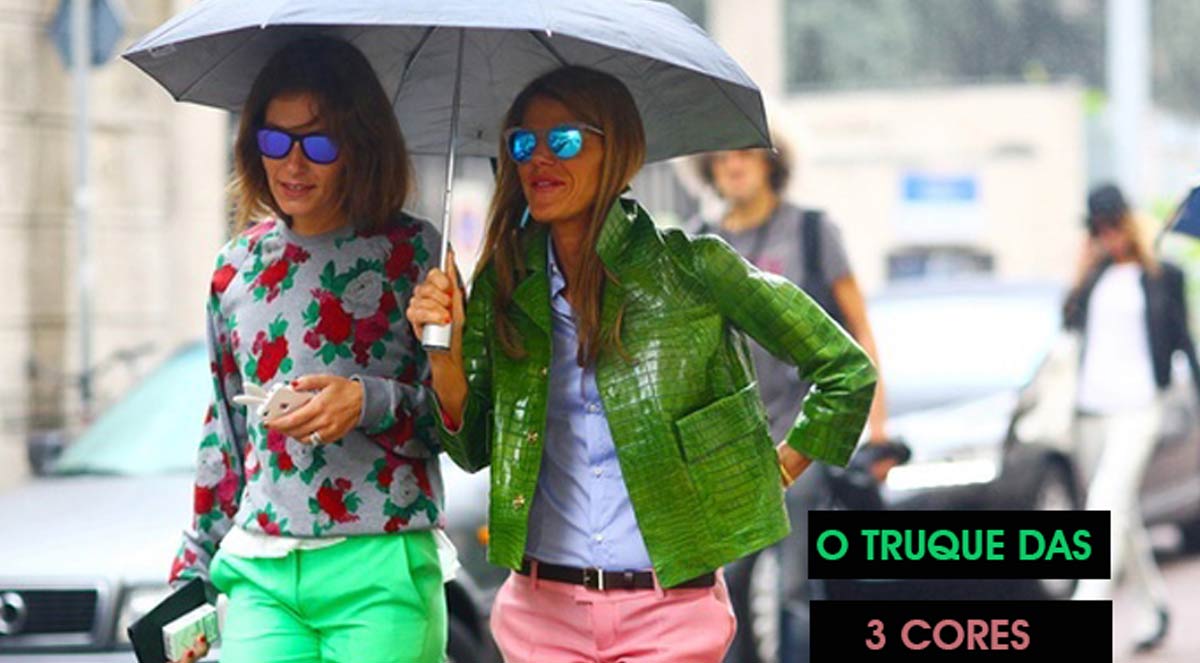 Aprenda como combinar 3 cores ou mais em um look - Fashion Trends