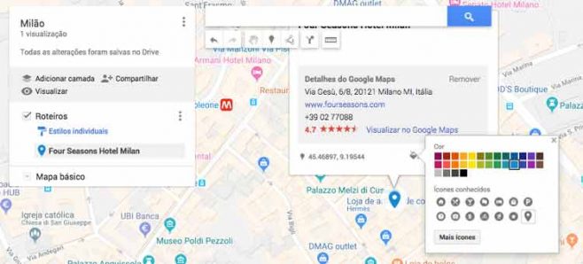Como criar um roteiro de viagem com o My Maps